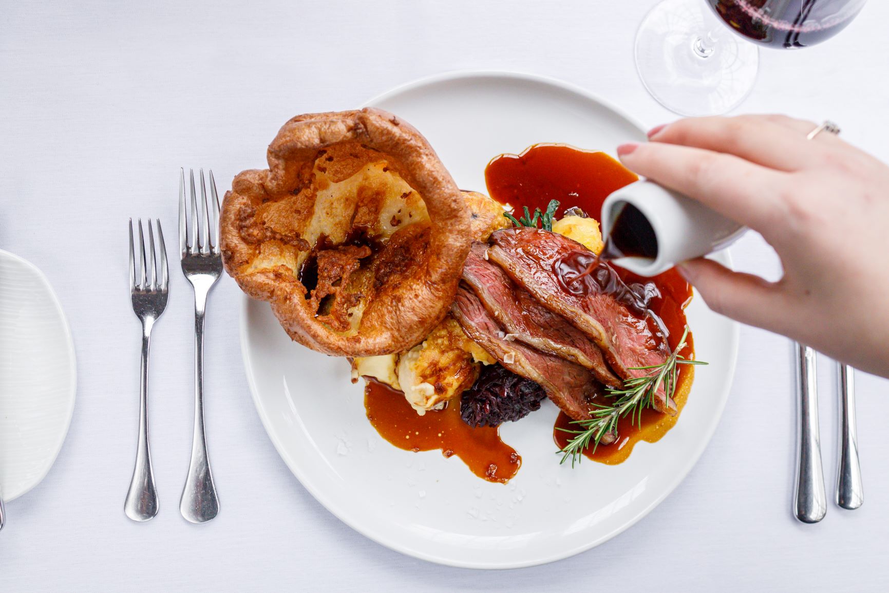 Sunday Lunch in Mulberry Restaurant - Langshott Manor